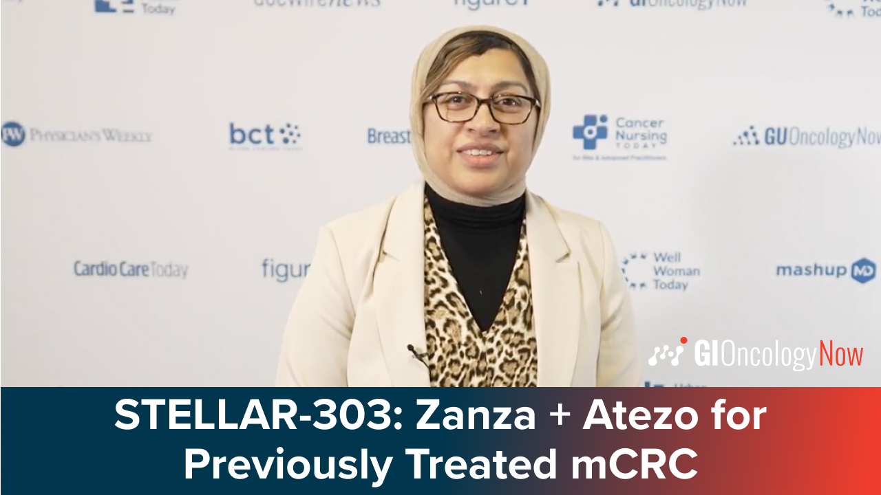STELLAR-303: Impact of Zanza + Atezo for Previously Treated mCRC | GI ...